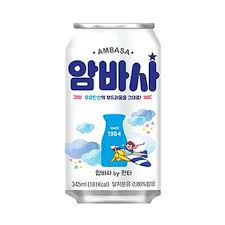 AMBASA MILK SODA-345ml (암바사 밀크소다) | Seela Korean Mart Chennai