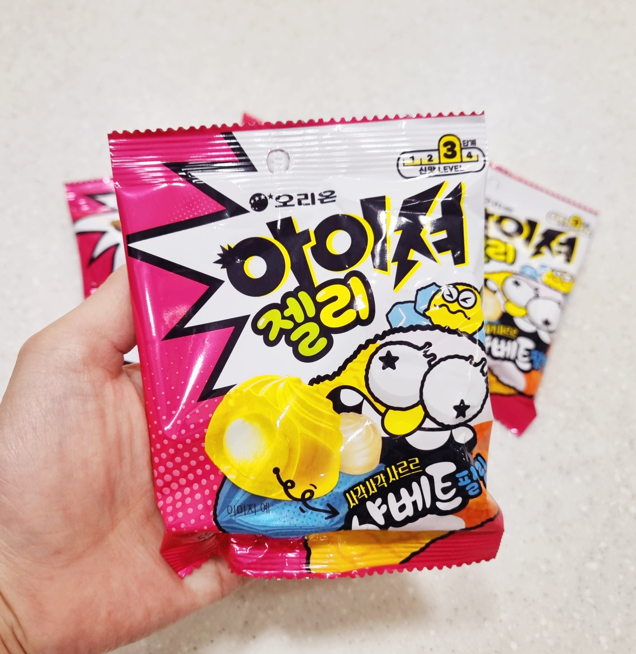 AISYEO JELLY LEMON 72gm(아이셔 젤리 샤베트필링 (레몬) 소포장) | Seela Korean Mart Chennai